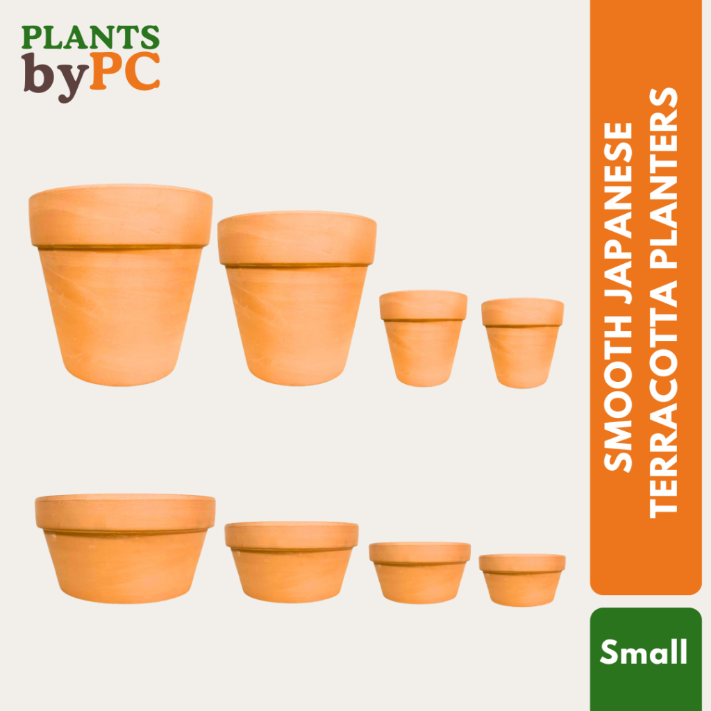 Smooth Japanese Terracotta Planters (Small) | Shopee Philippines