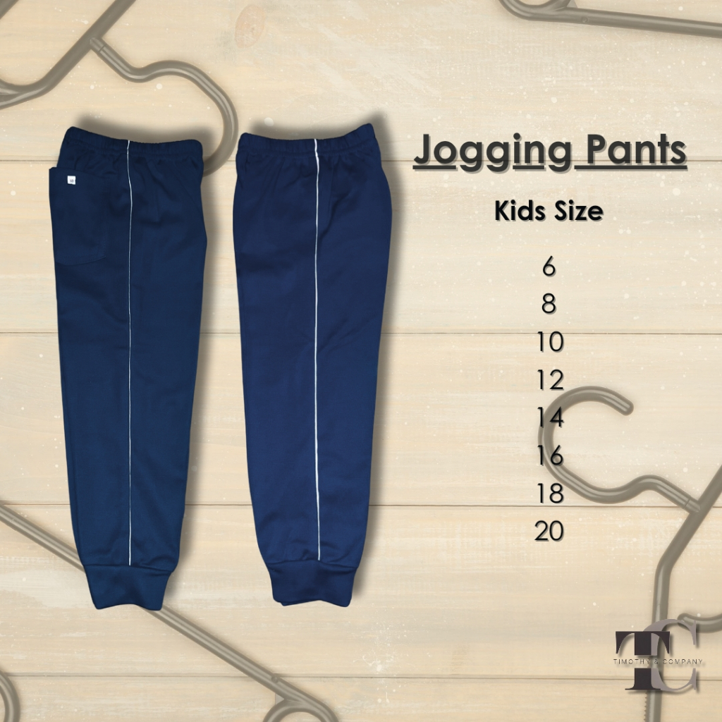 COD Jogging Pants PE Uniform Unisex Kids | Shopee Philippines