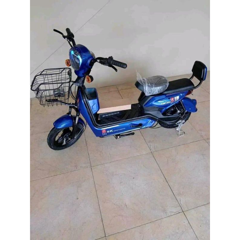 Classic SK Electric Bike With Pedal (48V 12Ah Battery) | Shopee Philippines