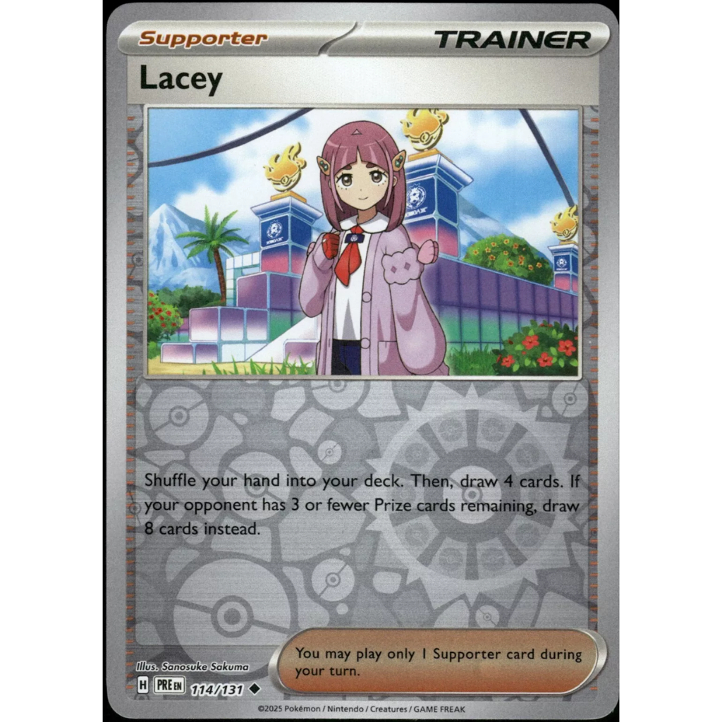 Pokemon TCG Lacey 114/131 Prismatic Evolutions Trainer | Shopee Philippines