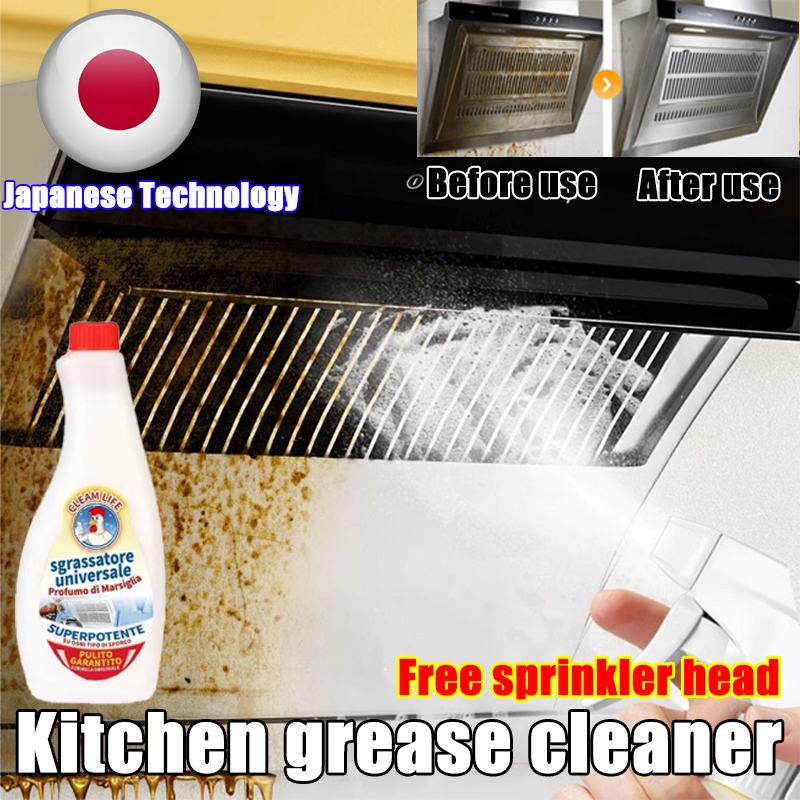 Kitchen grease cleaner, grease cleaning spray, range hood stain cleaner ...