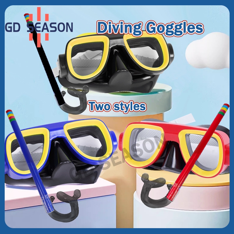 Scuba Diving Snorkel Goggles Swimming Snorkel Mask Recreation Diving ...
