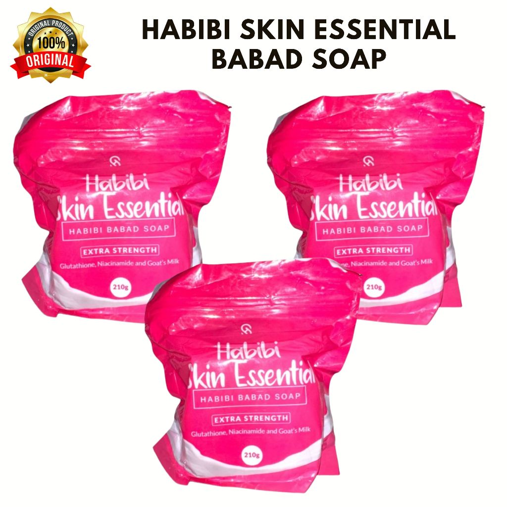 100% Authentic Habibi Skin Essential Habibi Babad Soap (3 Packs ...