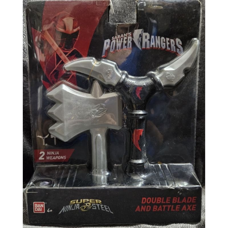 BanDai Power Rangers Super Ninja Steel Double Blade and Battle Axe ...