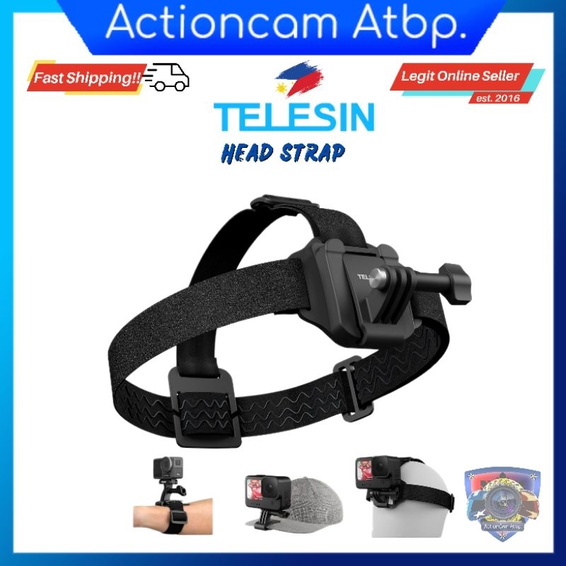 Head Strap Mount with Quick Release Head Belt Mount for GoPro Hero,DJI ...