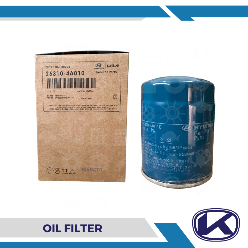 Oil Filter Hyundai Grand Starex H100 H200 Sorento Porter Solati Bongo3 ...
