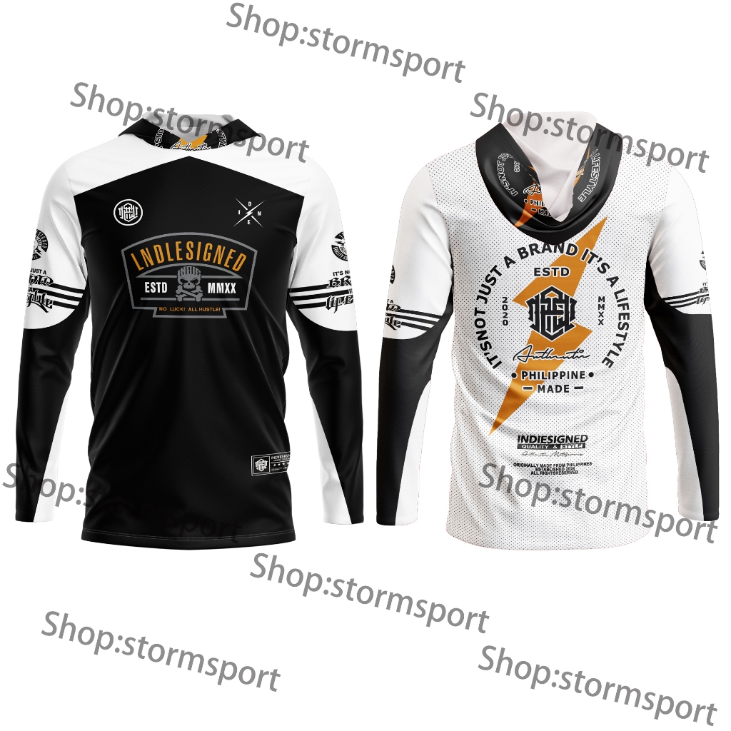 Long Sleeve Motor Jersey with Hoodie for men Motorcycle T-shirt Hood ...