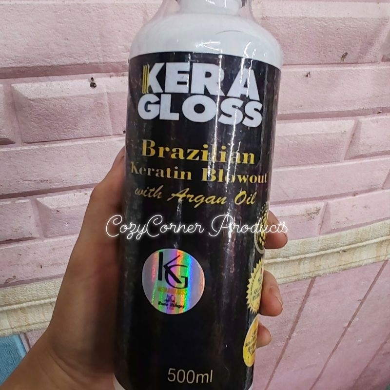 Keragloss Brazillian Keratin Blowout with Argan Oil | Shopee Philippines