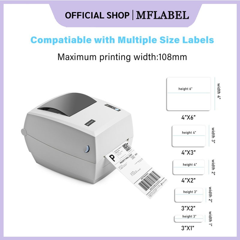 MFLABEL BESTEASY USPS Sticker label printer, direct thermal printer ...