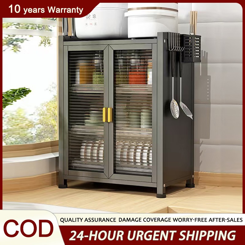 Kitchen Dish Cabinet Fully Enclosed Dustproof 2/3 Layer Bowl And Plate ...