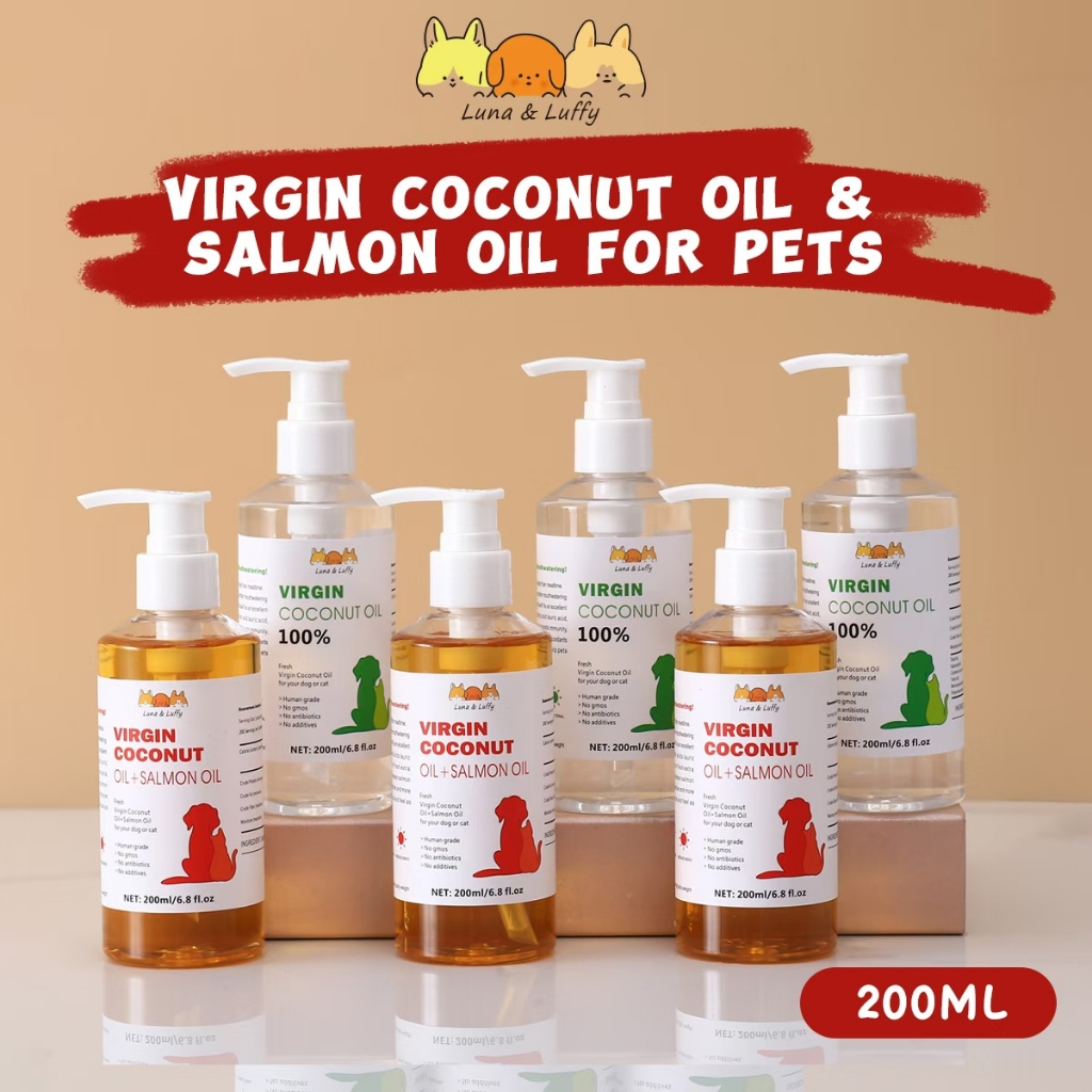 Premium VCO Organic Extra Virgin Coconut Oil&Salmon Oil (Rich in Omega ...