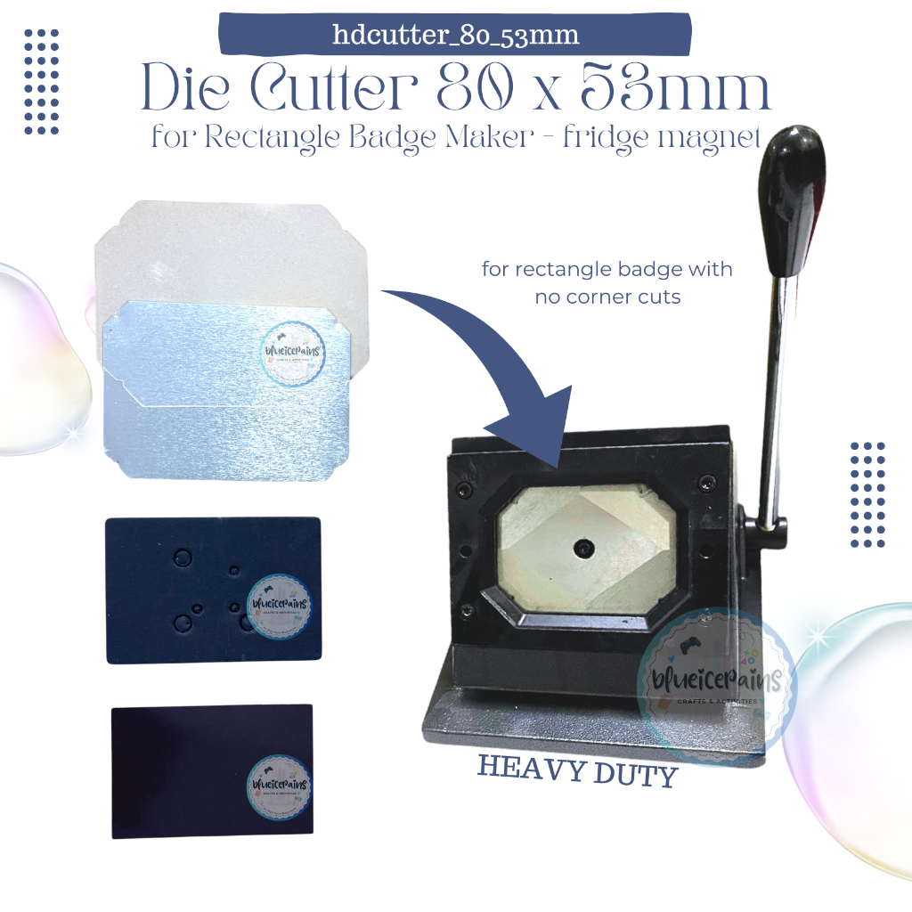 [80*53] Rectangle Paper Cutter/Die Cut Fridge Magnet | Shopee Philippines