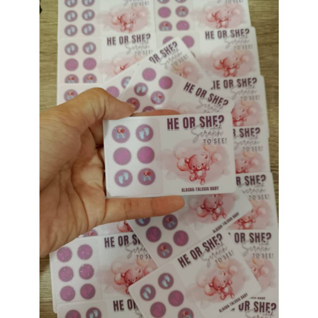 Personalized Scratch Cards for Any Occasion or Event - Pack of 10 pcs ...