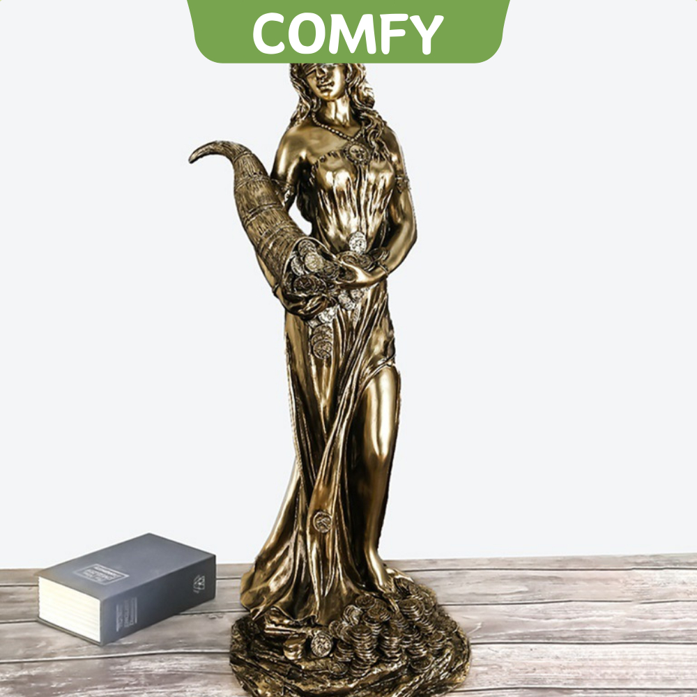 Statues Blindfolded Of The Goddess Of Destiny Ancient Greek And Roman ...