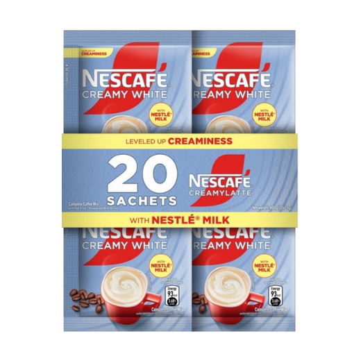 Nescafe Creamy White 3-in-1 Coffee Tipid Pack 20g - Pack of 20 | Shopee ...