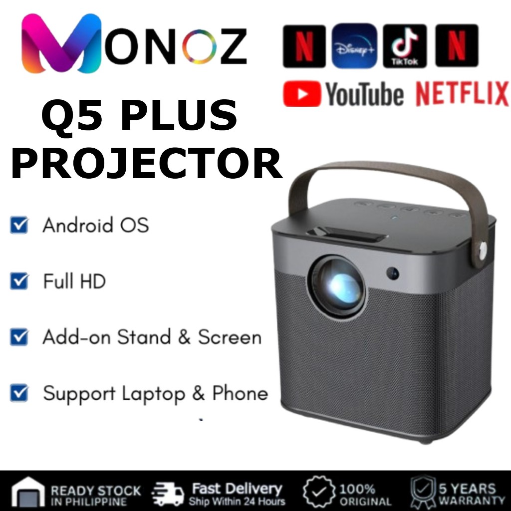 2025 latest version Smart Projector Q5 Plus 1080P Full HD for Mirror ...