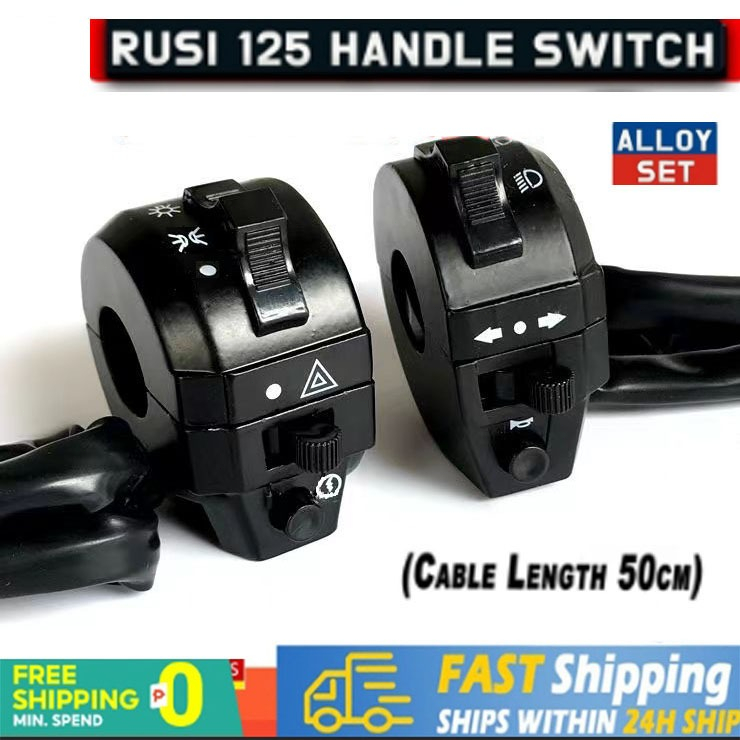 DNF SHOP HANDLE SWITCH ASSY SET RUSI 125 150 TC 125 TC 150 MOTORCYCLE ...