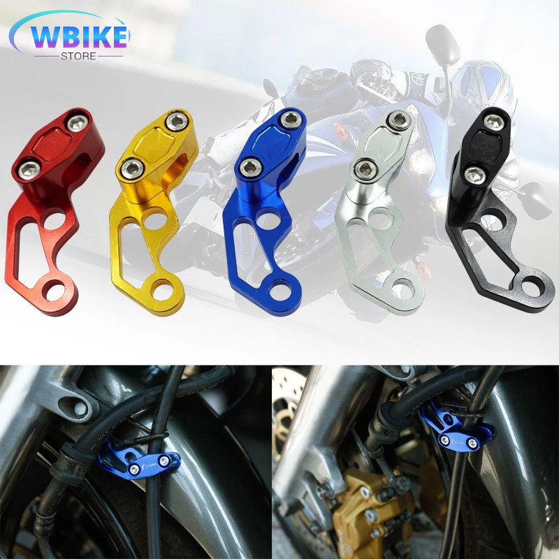 Universal Motorcycle Brake Hose Holder Tube Oil Hose Brake Line Clamp ...
