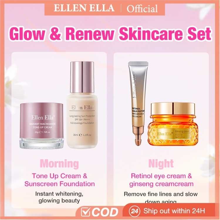 Ellen Ella Beauty and Skincare Set Retinol Eye Cream Anti Aging ...