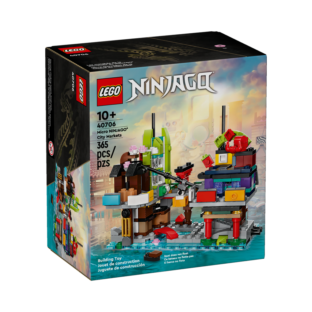 LEGO Exclusives 40706 Micro Ninjago City Markets | Shopee Philippines