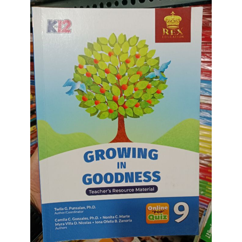 GROWING IN GOODNESS GRADE 9 ( good condition ) | Shopee Philippines