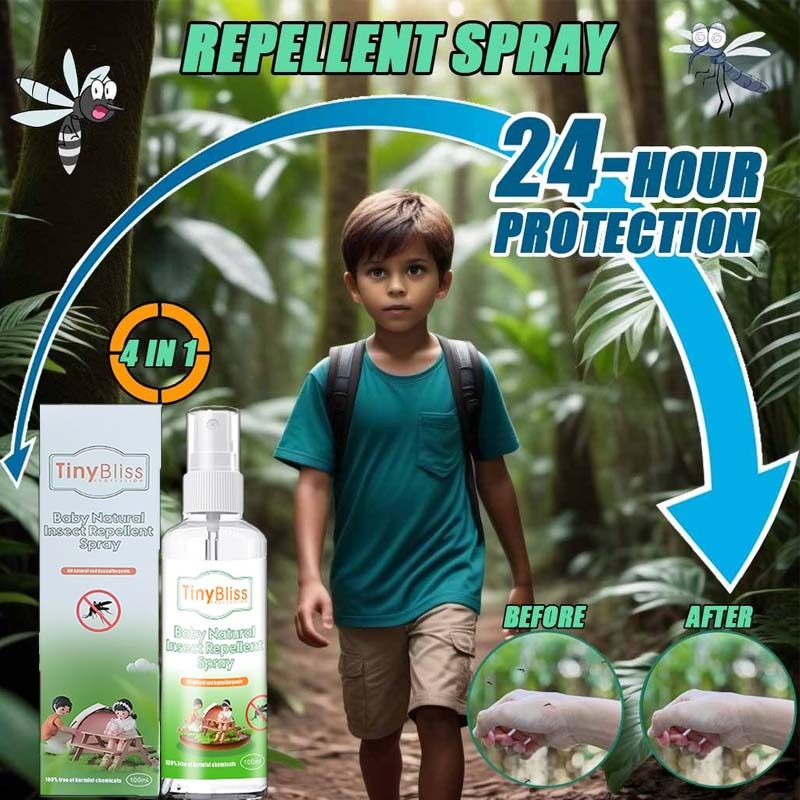 TinyBliss Mosquito Repellent Spray Natural Mosquito Repellent Anti ...