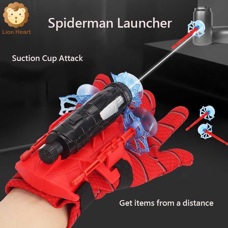 Spiderman Web Shooter Dart Blaster Launcher Toy + FREE Spiderman ...