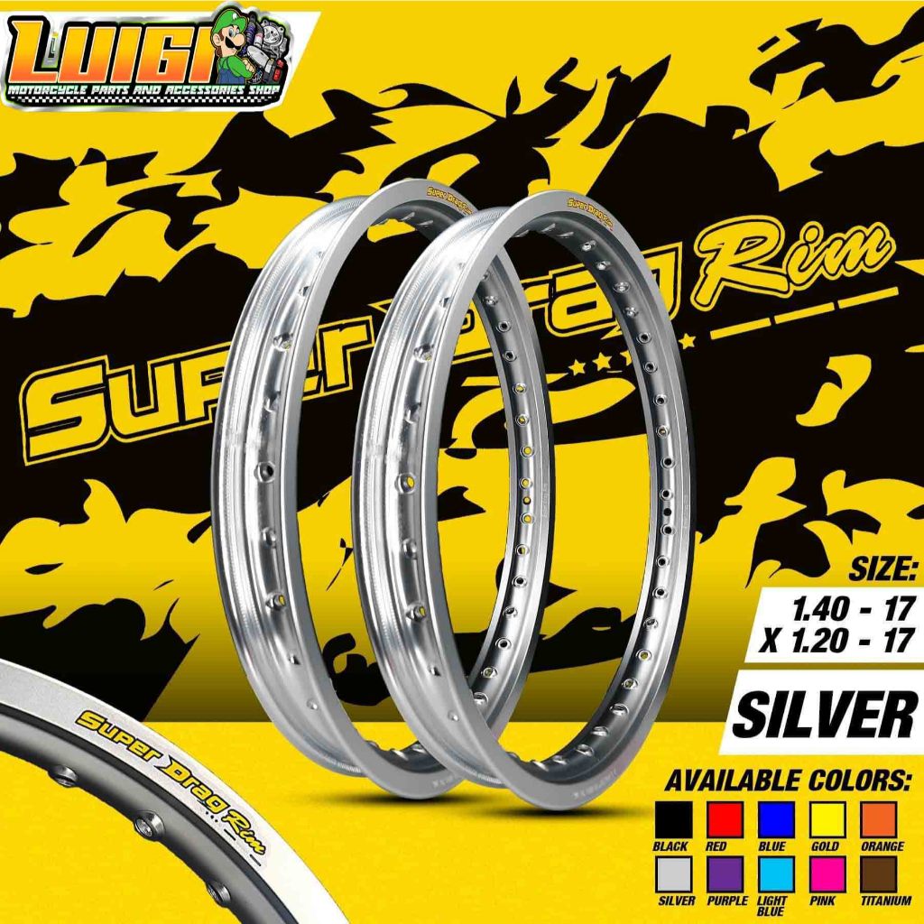 SUPER DRAG RIM BROKEN SIZE (1.2x17) (1.4x17) 100% THAILAND MADE ( FREE ...