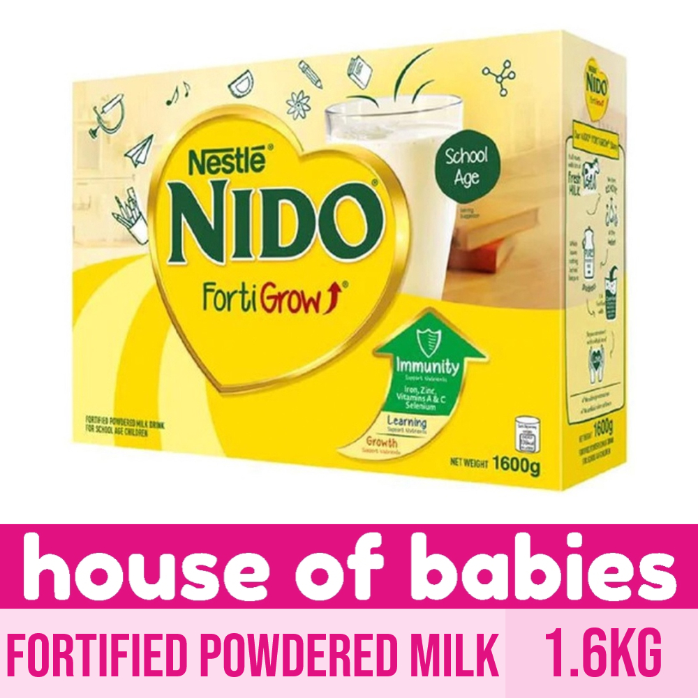 NIDO FORTIGROW 1.6kg Fortified Powdered Milk Drink | Shopee Philippines