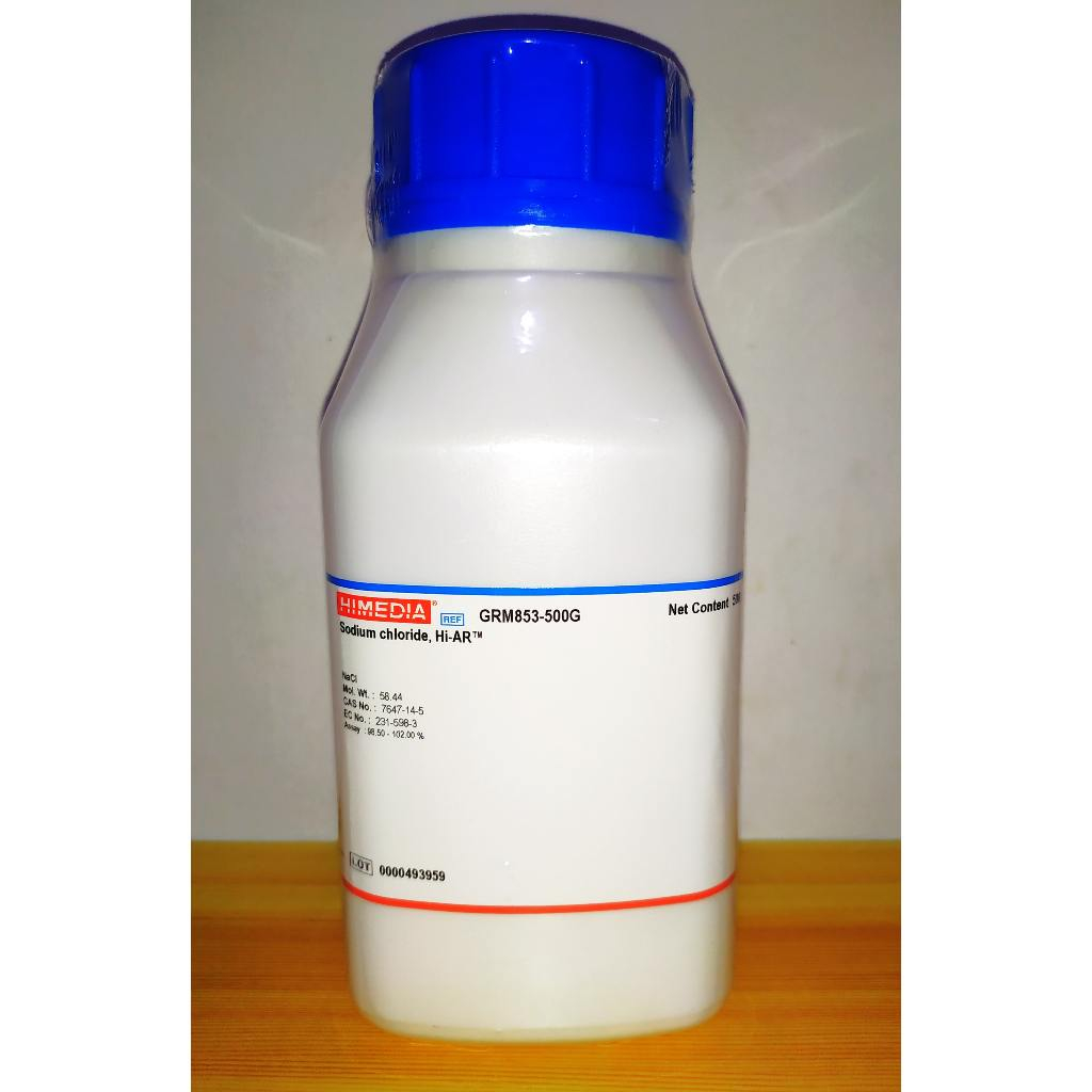 HIMEDIA Sodium Chloride 500g AR Laboratory Analytical Reagent ACS Grade ...
