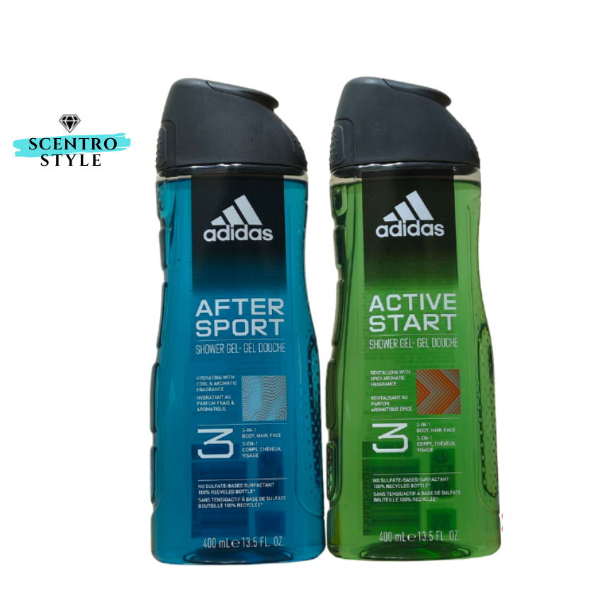 Adidas 3in1 Shower Gel Body Wash 400ml | Shopee Philippines