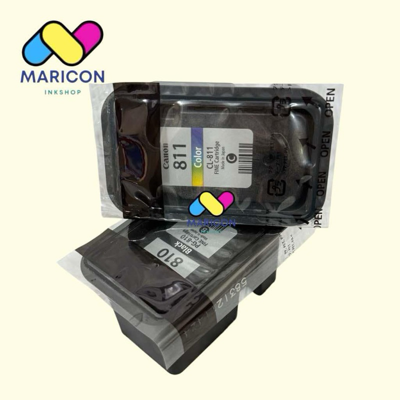 GENUINE set ink cartridge 810/811 for ip2770/mp237/mp258 | Shopee ...