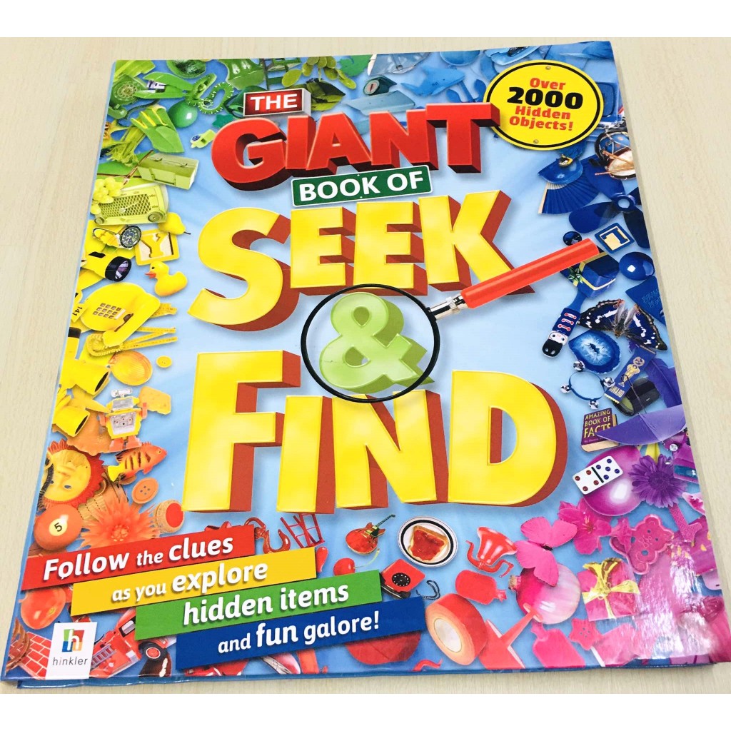 Hinkler Book The Giant Book of Seek & Find (Over 2000 Hidden Objects ...