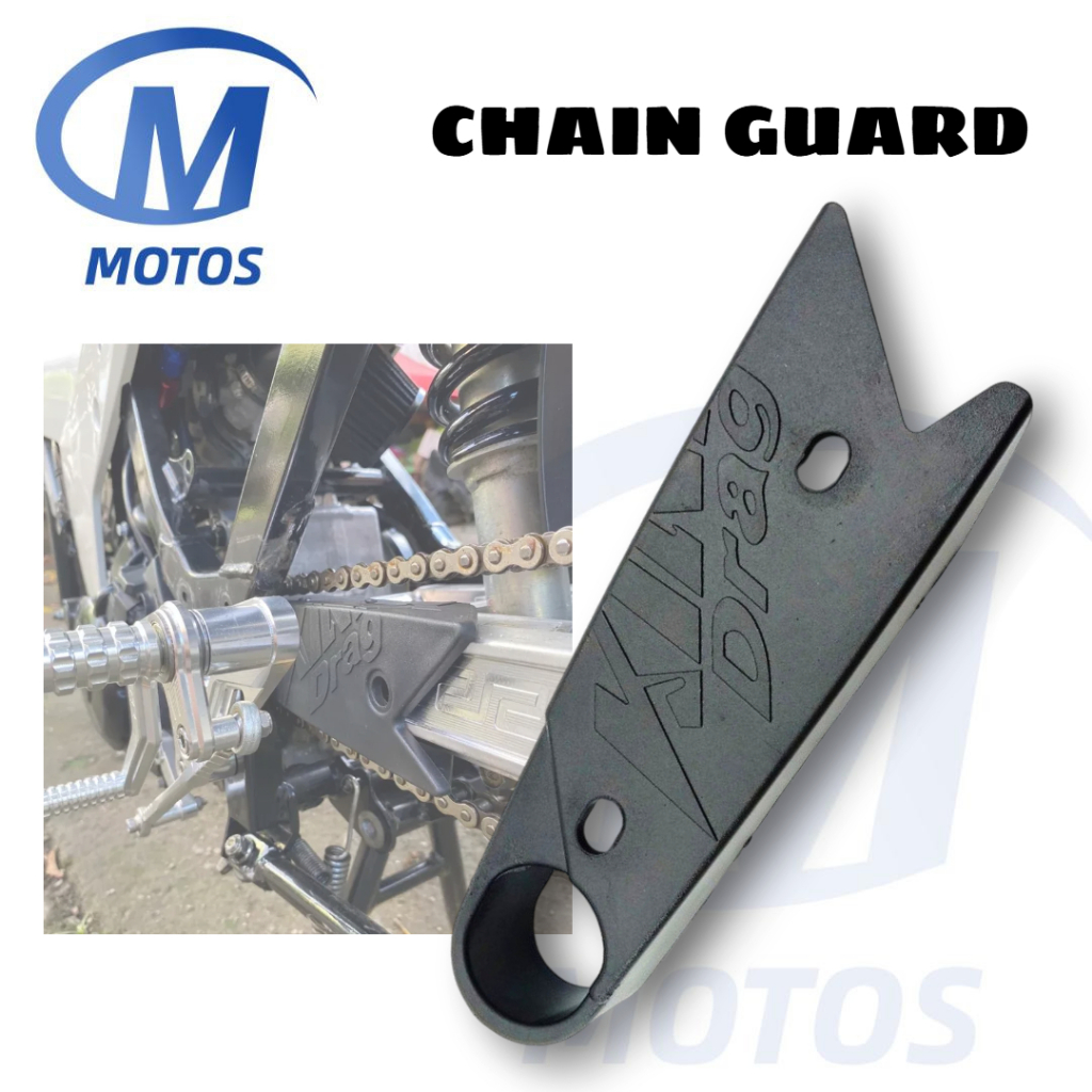 Motosph Drag Chain Guide Universal Rubber Chain Guard For LC150 ...