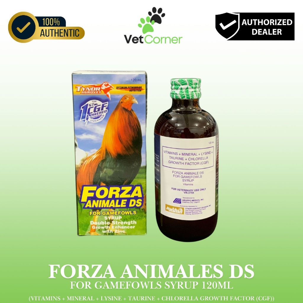 FORZA ANIMALE DS - (for Gamefowls Syrup) - 120mL | Shopee Philippines