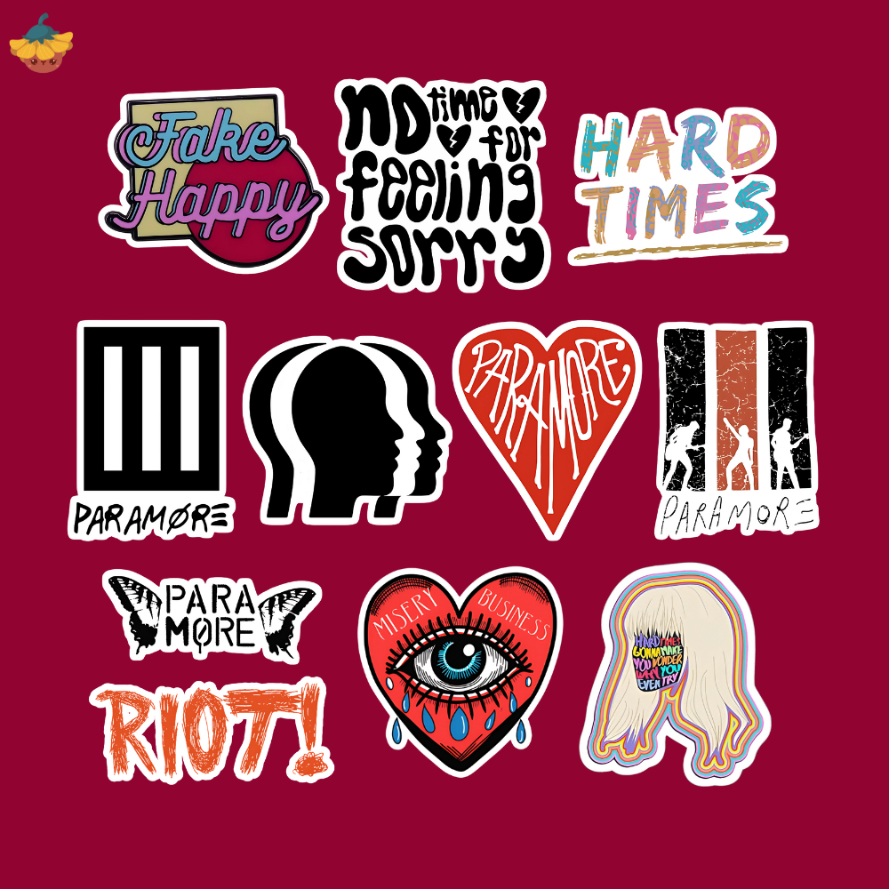 Paramore Stickers | Laminated Waterproof Vinyl Stickers | Shopee ...