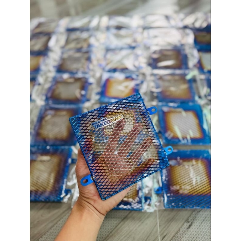 REAL TITANIUM RADIATOR COVER FOR INDONESIAN CONCEPT | CLICK 125/150/160 ...