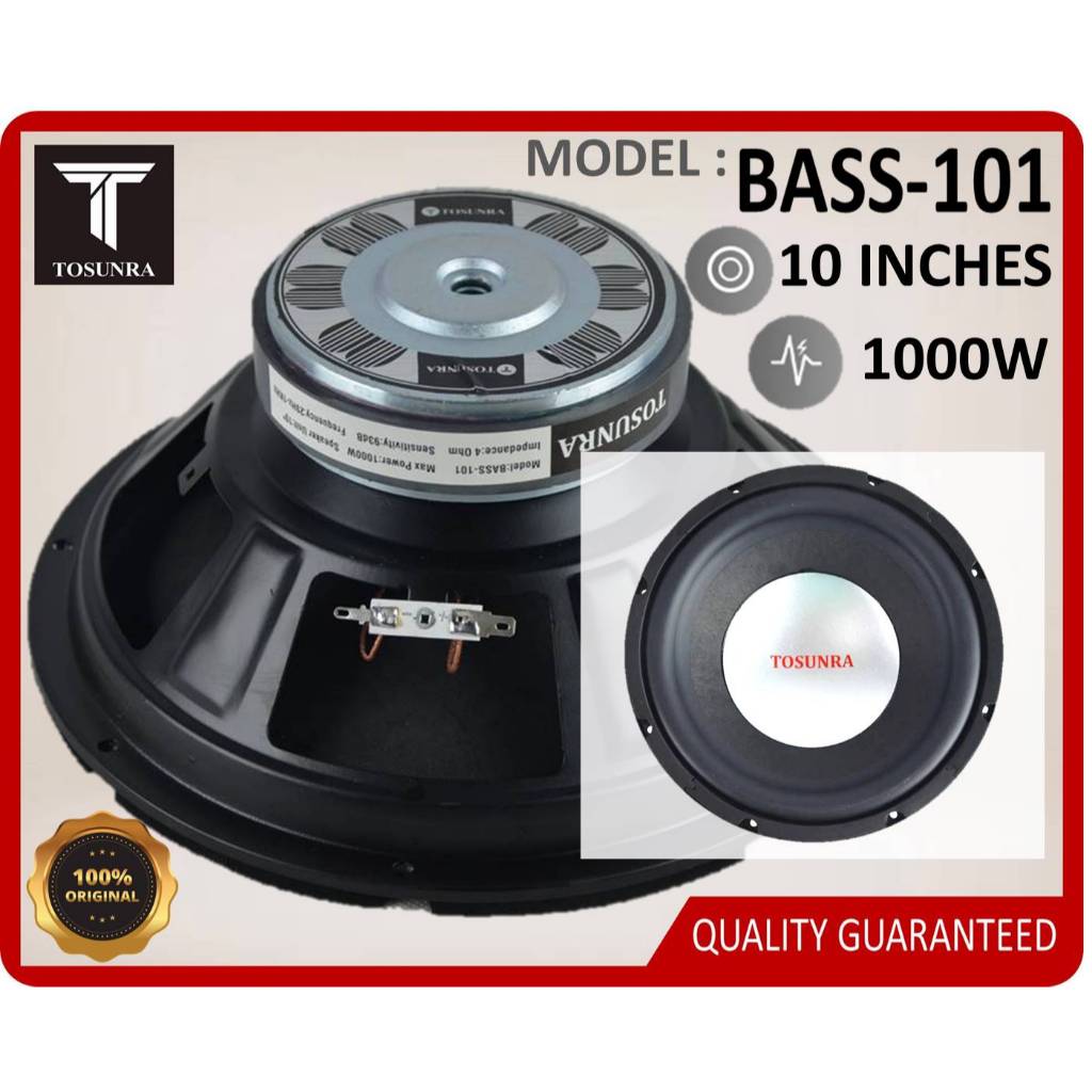 Bass-101 subwoofer speaker 1000W 4 ohms Bass 101 indoor outdoor car ...