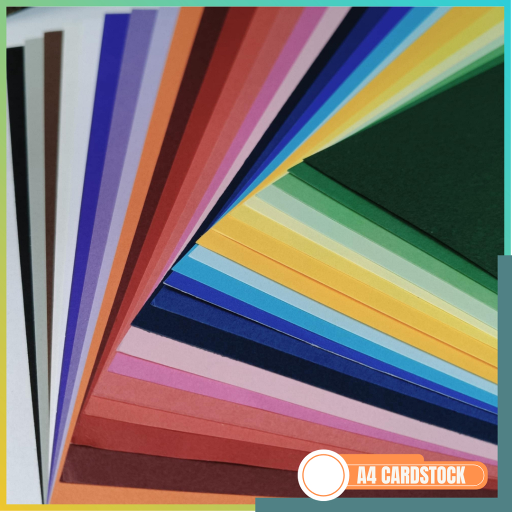A4 Cardstock 200 GSM 10 Sheets Premium Colored Board Paper for ...