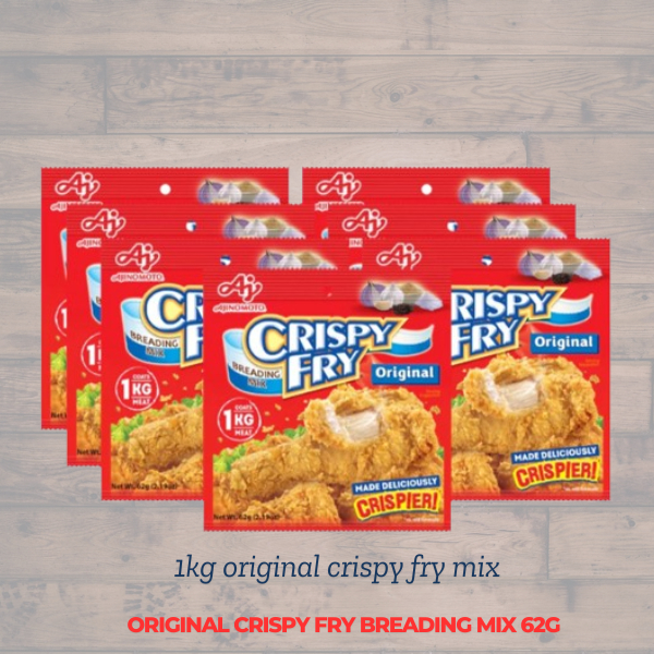(1BOX)1kg original crispy fry mix 3packs Ajinomoto Original Crispy Fry ...