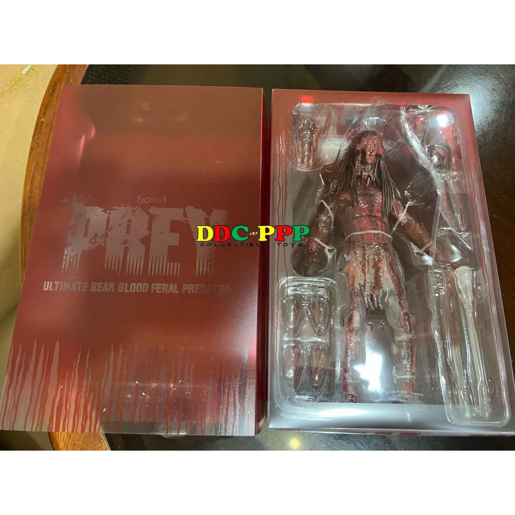 NECA PREY ULTIMATE FERAL BEAR BLOOD PREDATOR 7 inch Scale Action Figure (SEALED) | Shopee ...