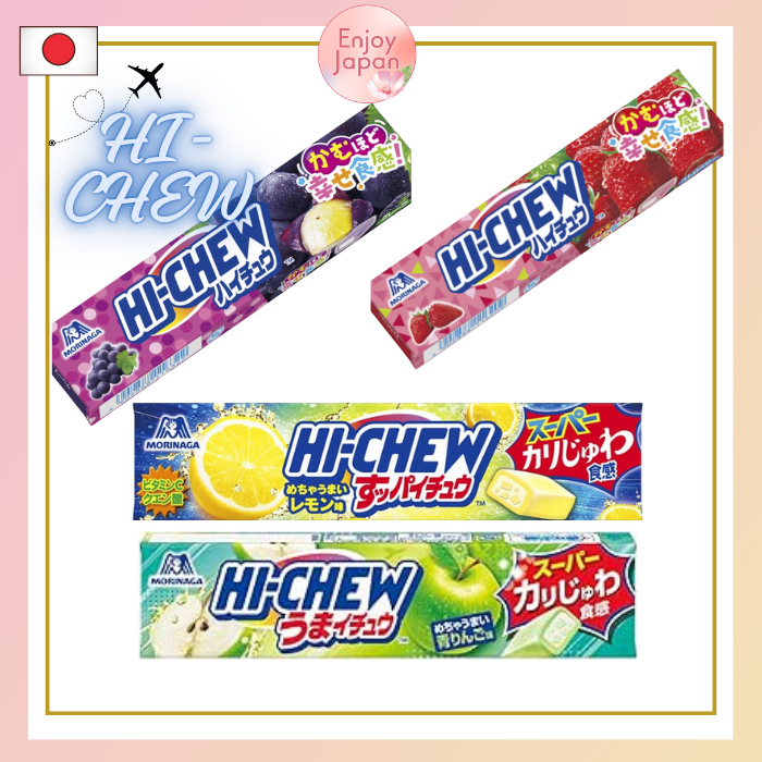 169 Morinaga Hi-Chew Grape / Strawberry / Lemon / Apple /Tropical Mix ...