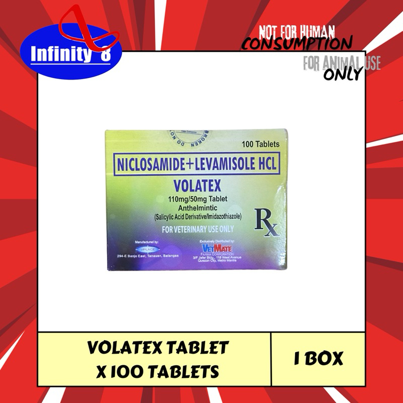 VOLATEX DEWORMER X 100 TABLETS/BOX | Shopee Philippines