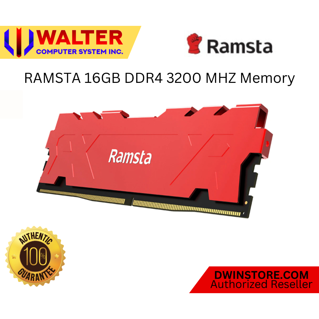 RAMSTA 16GB DDR4 3200 MHZ Memory | Shopee Philippines