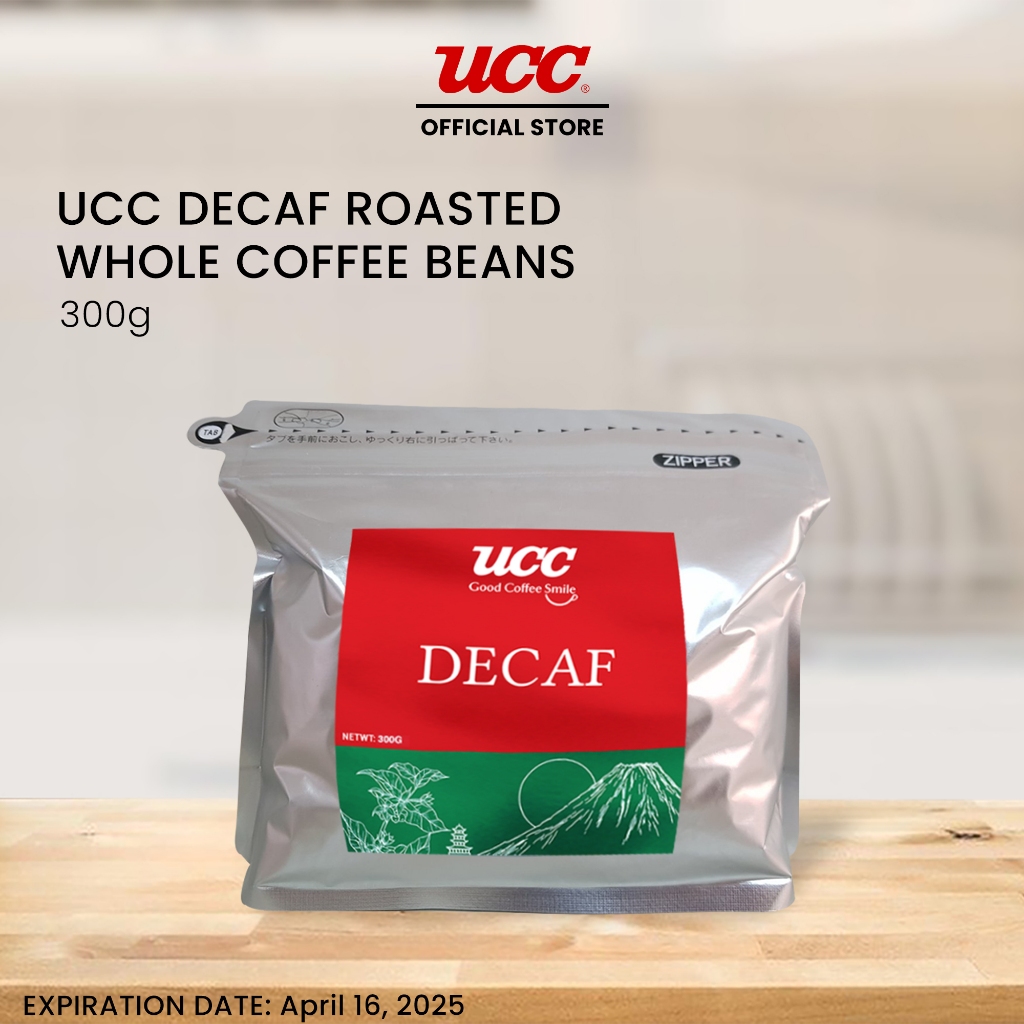 UCC Decaf Roasted Whole Coffee Beans 300g | Shopee Philippines