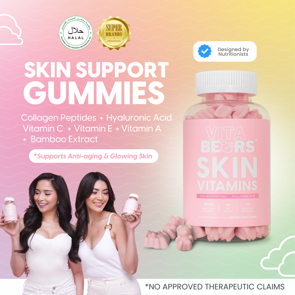 [ᴏꜰꜰɪᴄɪᴀʟ] VITABEARS Skin Support Gummies Collagen Peptides Hyaluronic ...