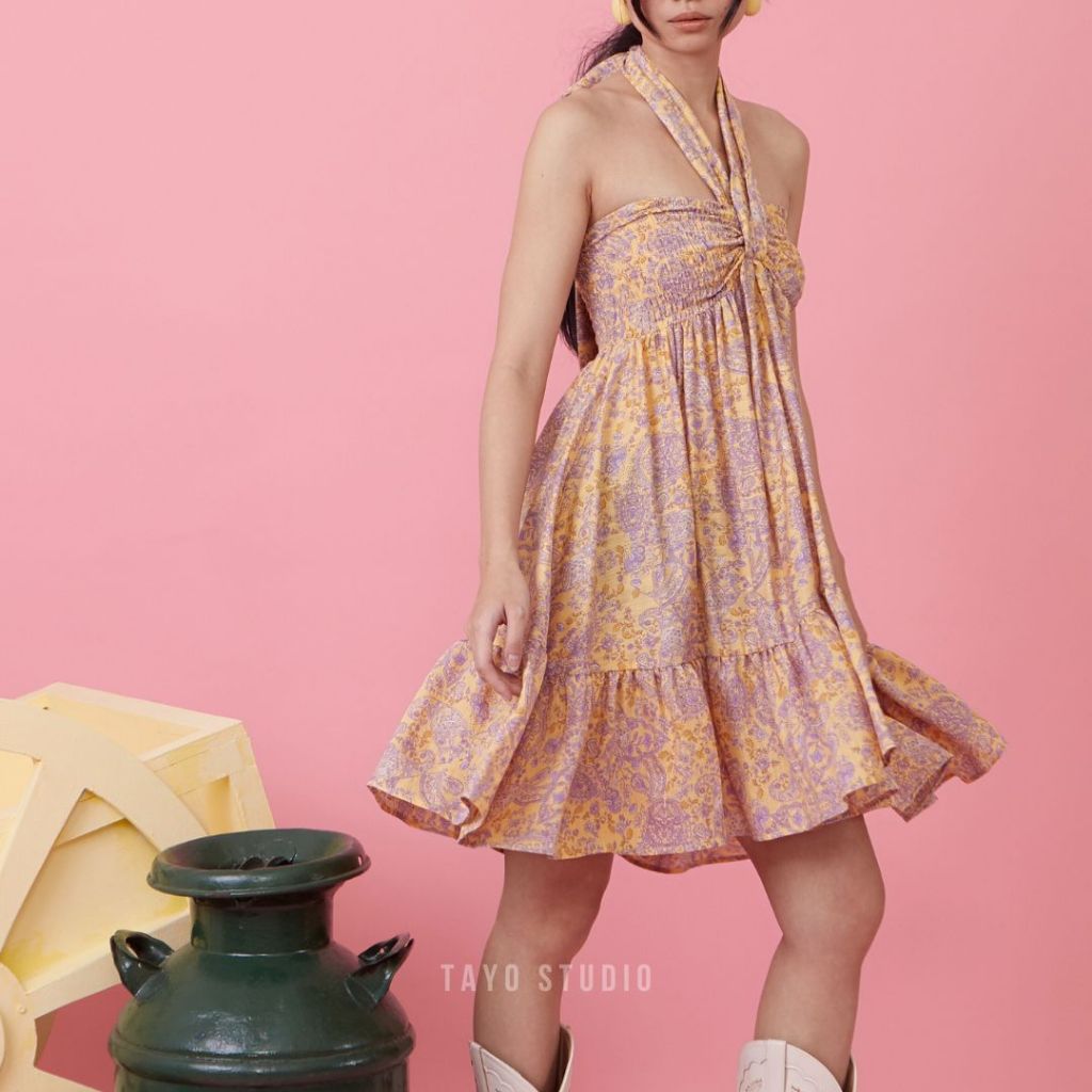 Tayo Studio Victoria Mini Dress | Shopee Philippines