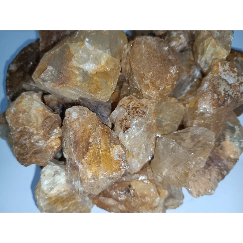Natural Golden Healer / Hematoid Quartz Crystal / Raw Stone (random ...