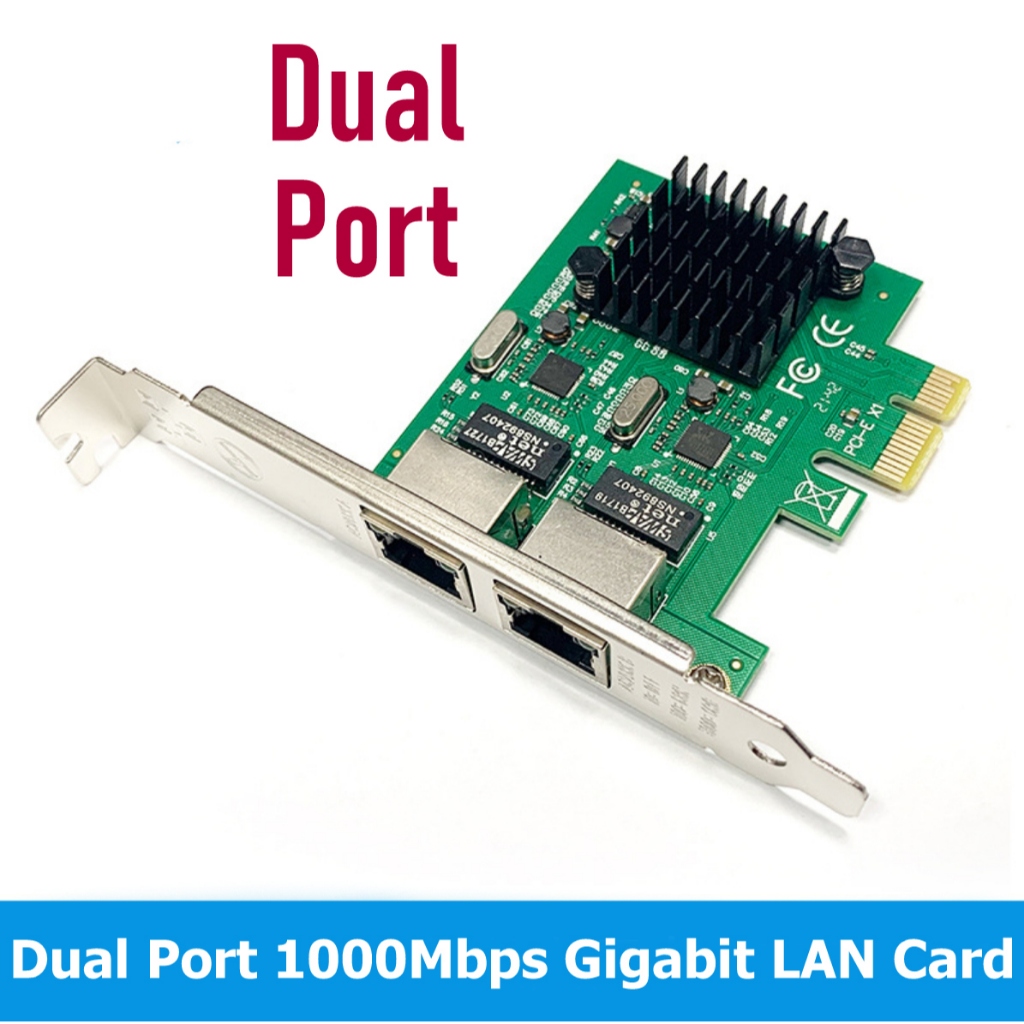 Dual Port 2.5G PCIe Network Adapter RTL8125B 1000Mbps PCI Express ...