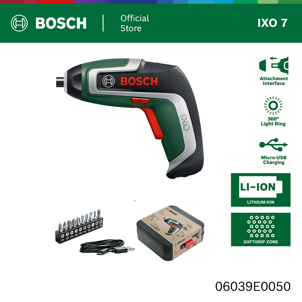 Bosch IXO 7 Cordless Screwdriver | Shopee Philippines